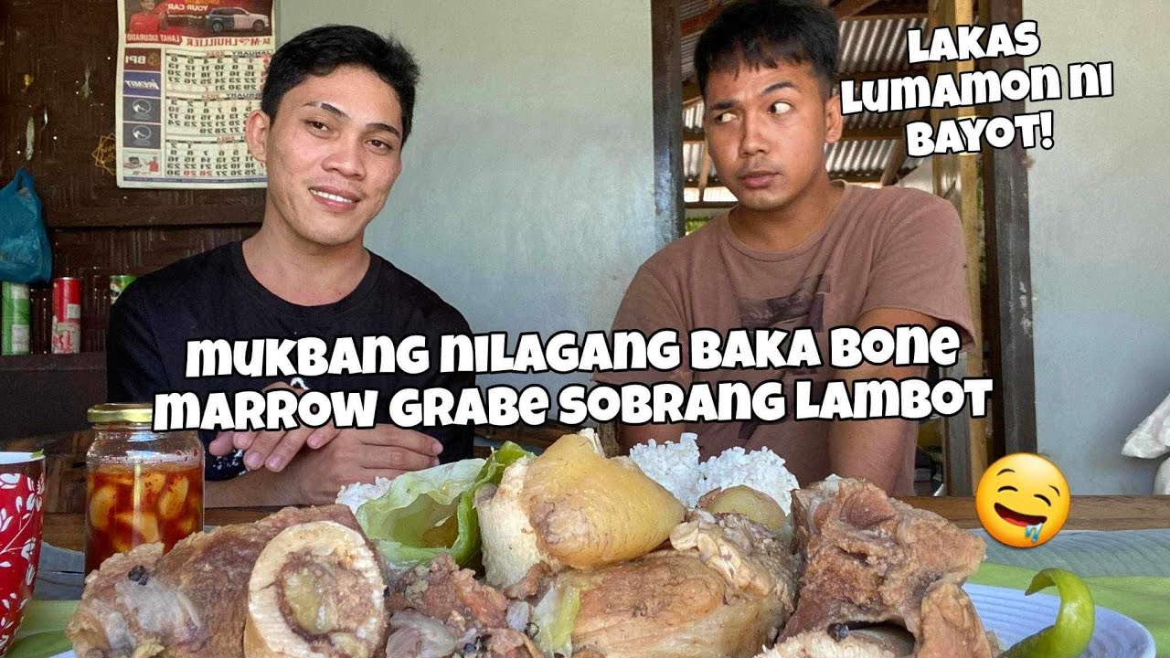 MUKBANG NILAGANG BAKA BONE MARROW 2KILO OVERLOAD ITS MELT IN MY MOUTH ...