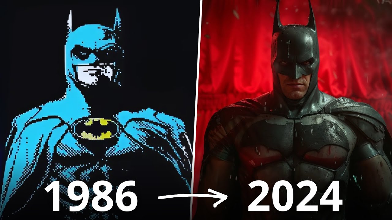 Evolution of BATMAN Games in 35+ Years (1986-2024) - YouTube