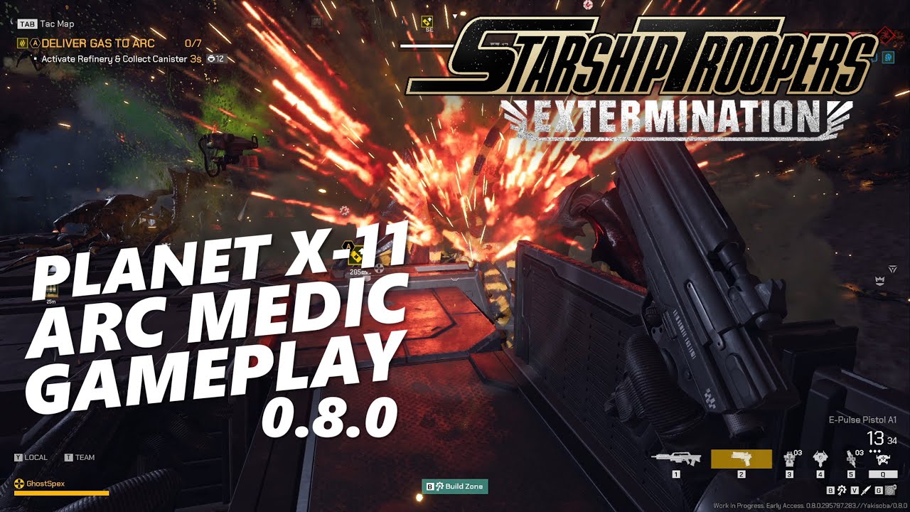 Starship Troopers: Extermination Gameplay - Planet X-11 ARC Medic (No ...