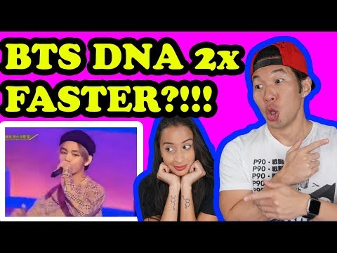 BTS DNA 2X SPEED DANCE REACTION!!!!