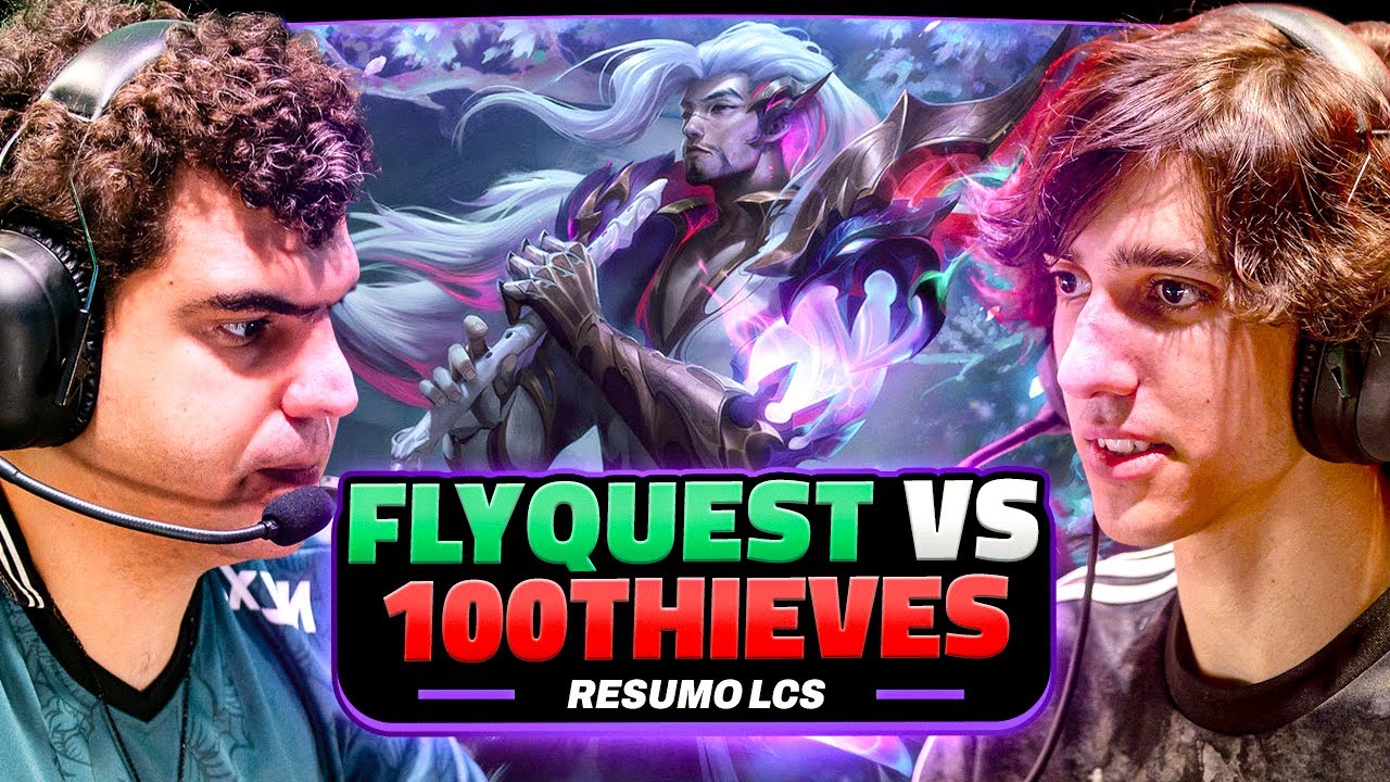 RESUMO LCS: FLY QUEST x 100 THIEVES NA FINAL LOWER - YouTube