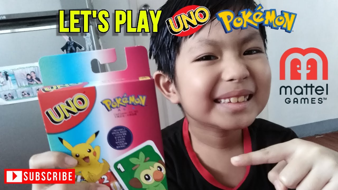 Let's Play Uno Pokémon Card Game! - YouTube