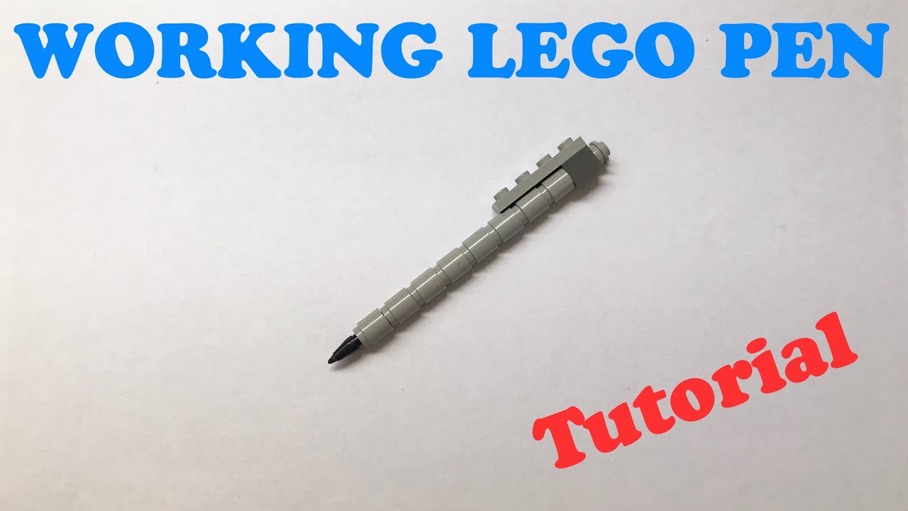 Working LEGO Pen Tutorial - YouTube