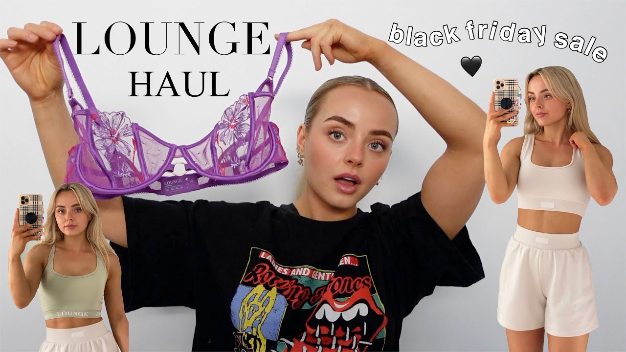 LOUNGE BLACK FRIDAY HAUL | SWIM | INTIMATES | THE CUTEST SET ...