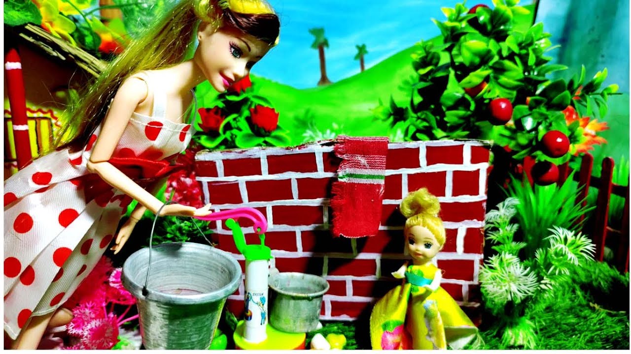 Radhika ki kahani part-9/Barbie Doll all day routine in Indian village ...