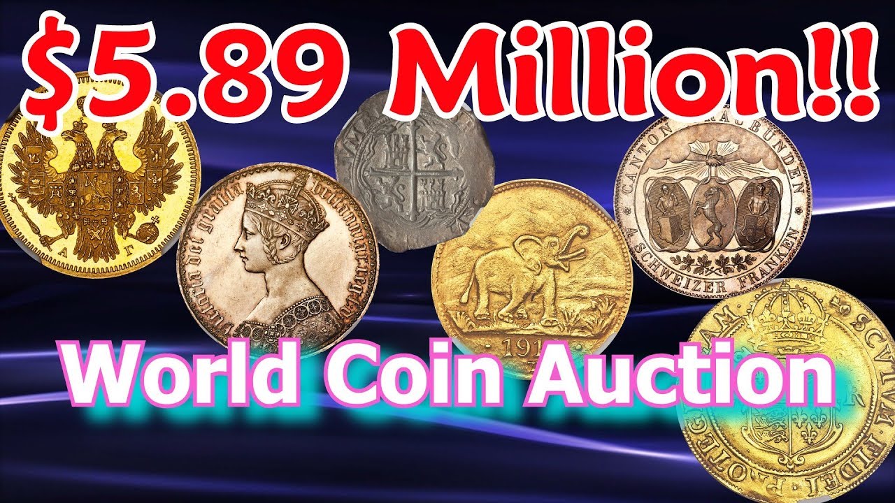 World Coins Sold for Millions At September Coin Auction - YouTube