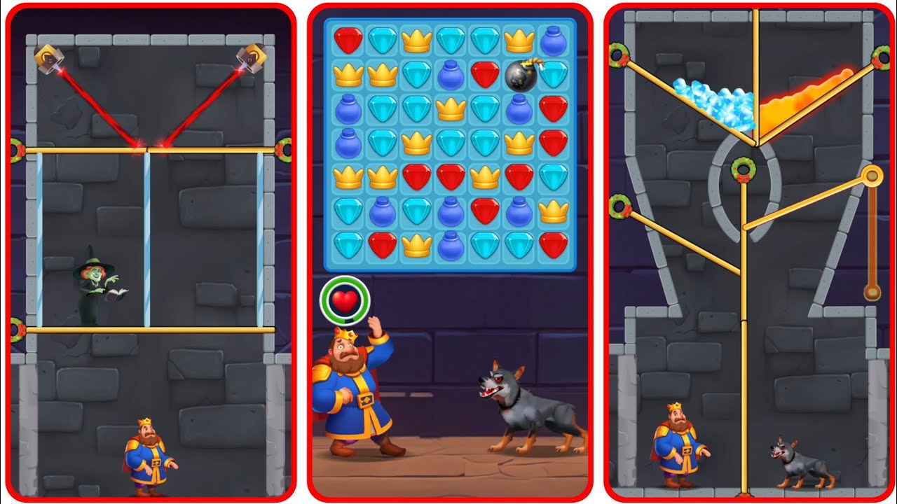 King Pin: Puzzle Quest All Levels 201-210 Game Walkthrough | King Pin ...