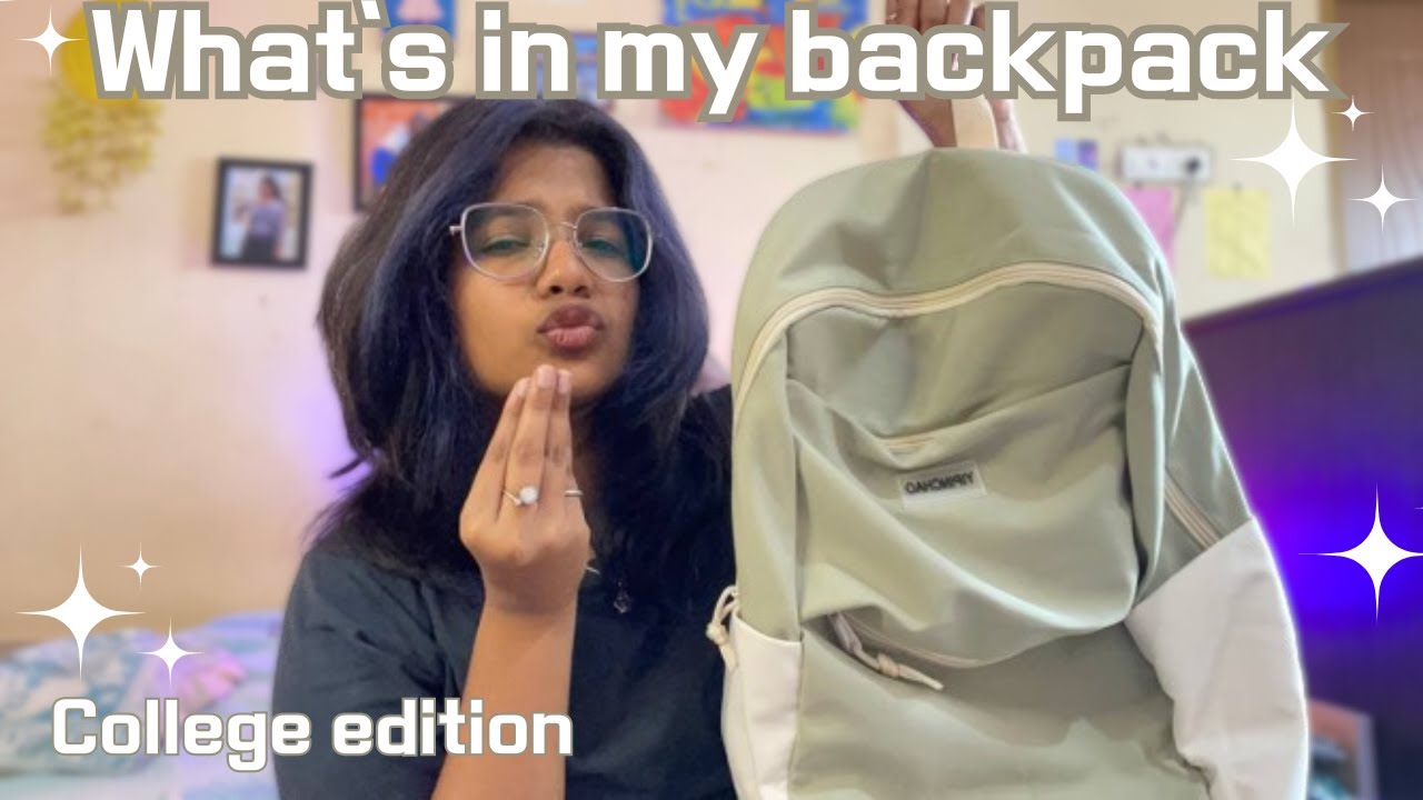 What's inside my backpack - YouTube