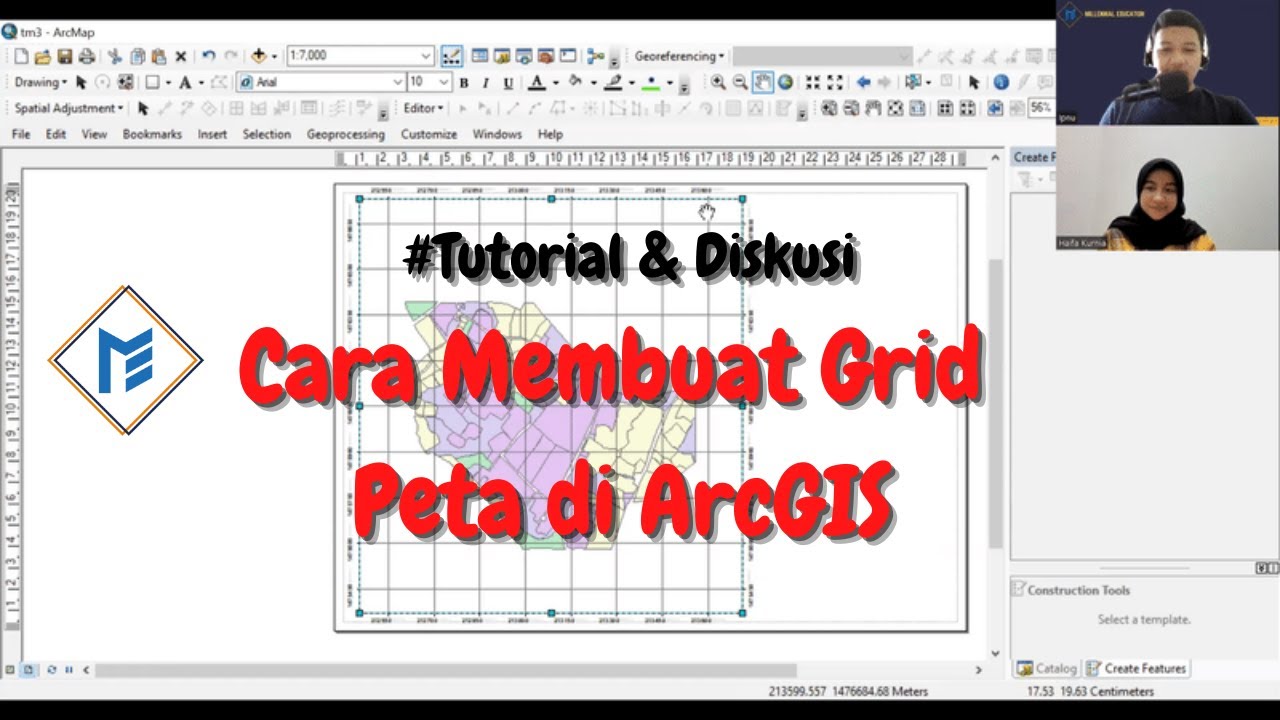 Cara Membuat Grid Peta di ArcGIS - YouTube