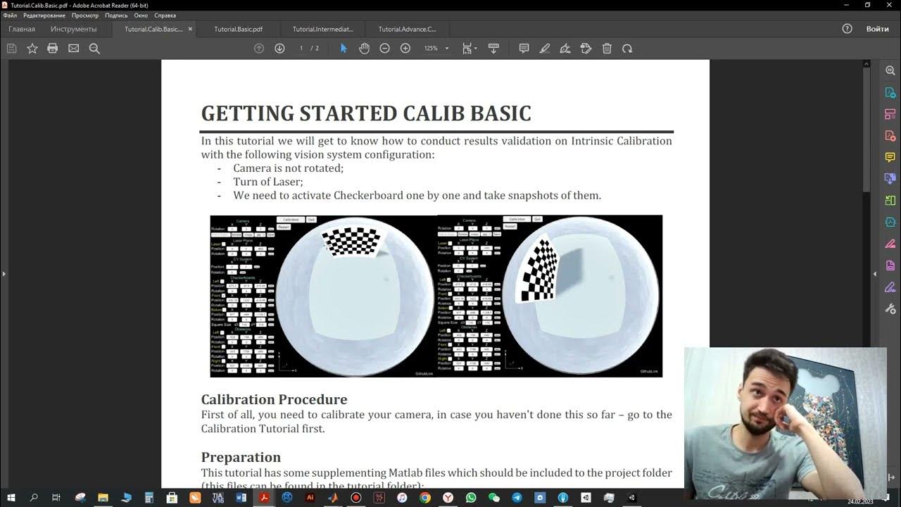 Калибровка камеры с широким углом обзора и лазерной плоскости с помощью Unity и Matlab - YouTube