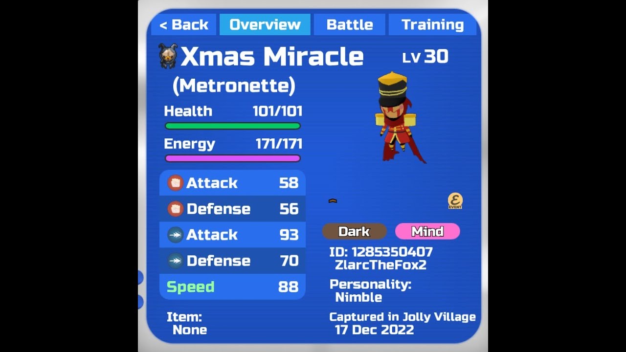 CHRISTMAS METRONETTE ENCOUNTER | Loomian Legacy (Holiday Event) - YouTube