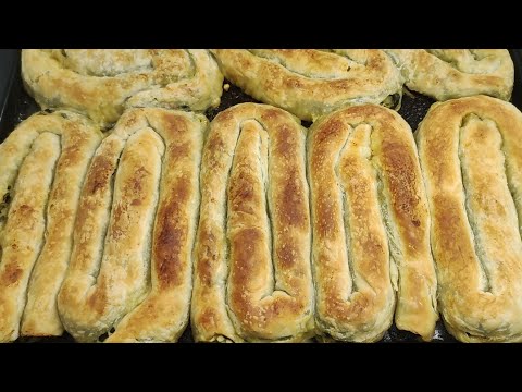 Yufka Açmasını Bilmeyenler  Bile Bu Böreği Yapabilecek 💯 2 beze ile Çok Kolay El Açması Börek