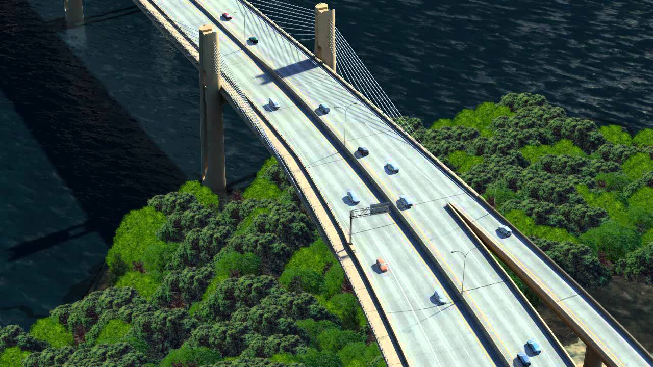 Aerial view of the new proposed Stillwater bridge - YouTube