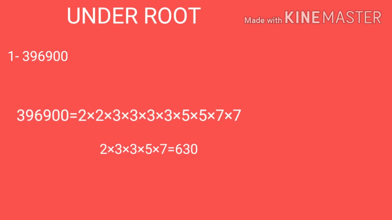 how to find underroot - YouTube