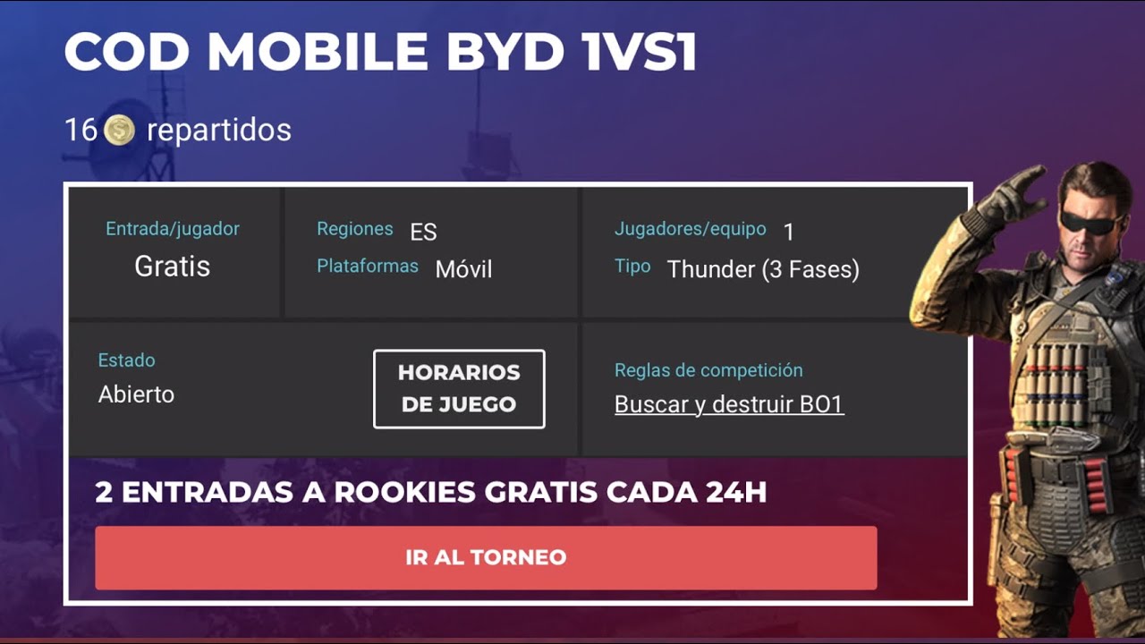 Como conseguir dinero GRATIS en TORNEOS de COD MOBILE!! - YouTube