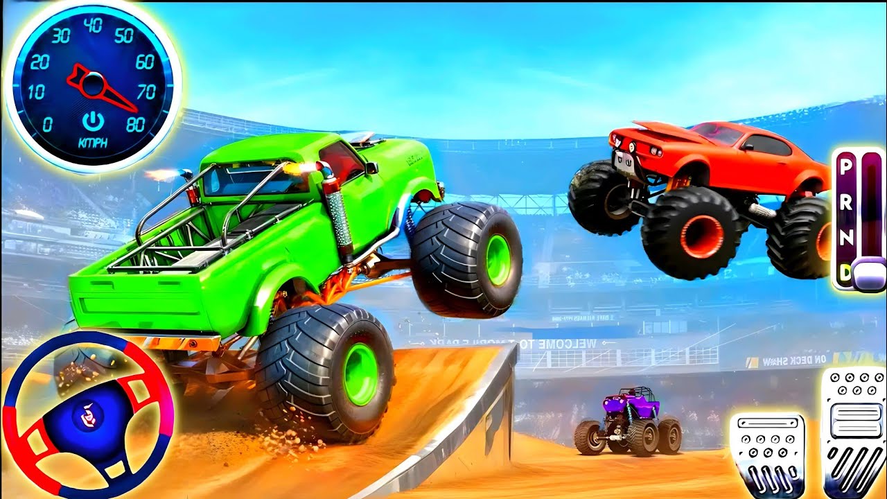 Real Monster Truck Demolition Derby Game Extreme Car Crash Racing 3D ...