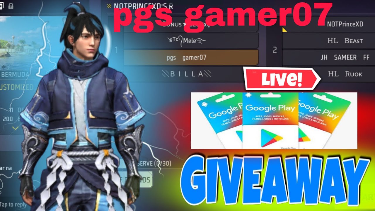 FREE FIRE LIVE 9K SPECIAL GIVEAWAY | FF LIVE REDEEM CODE GIVEAWAY ...