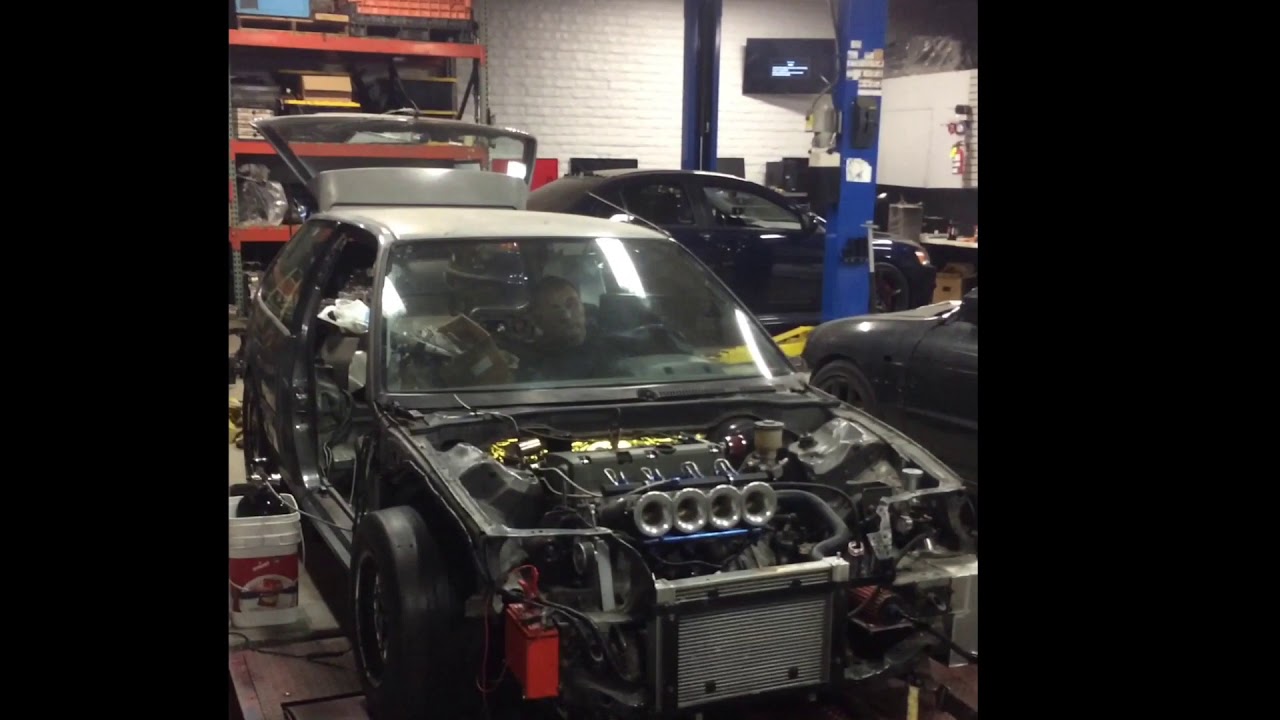K20a3 Vtec killer ITB nitrous pass - YouTube