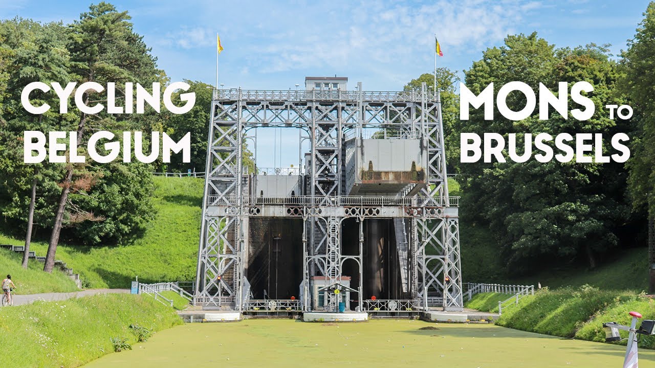 Cycling Belgium: 70k from Mons to Brussels via the canals - YouTube