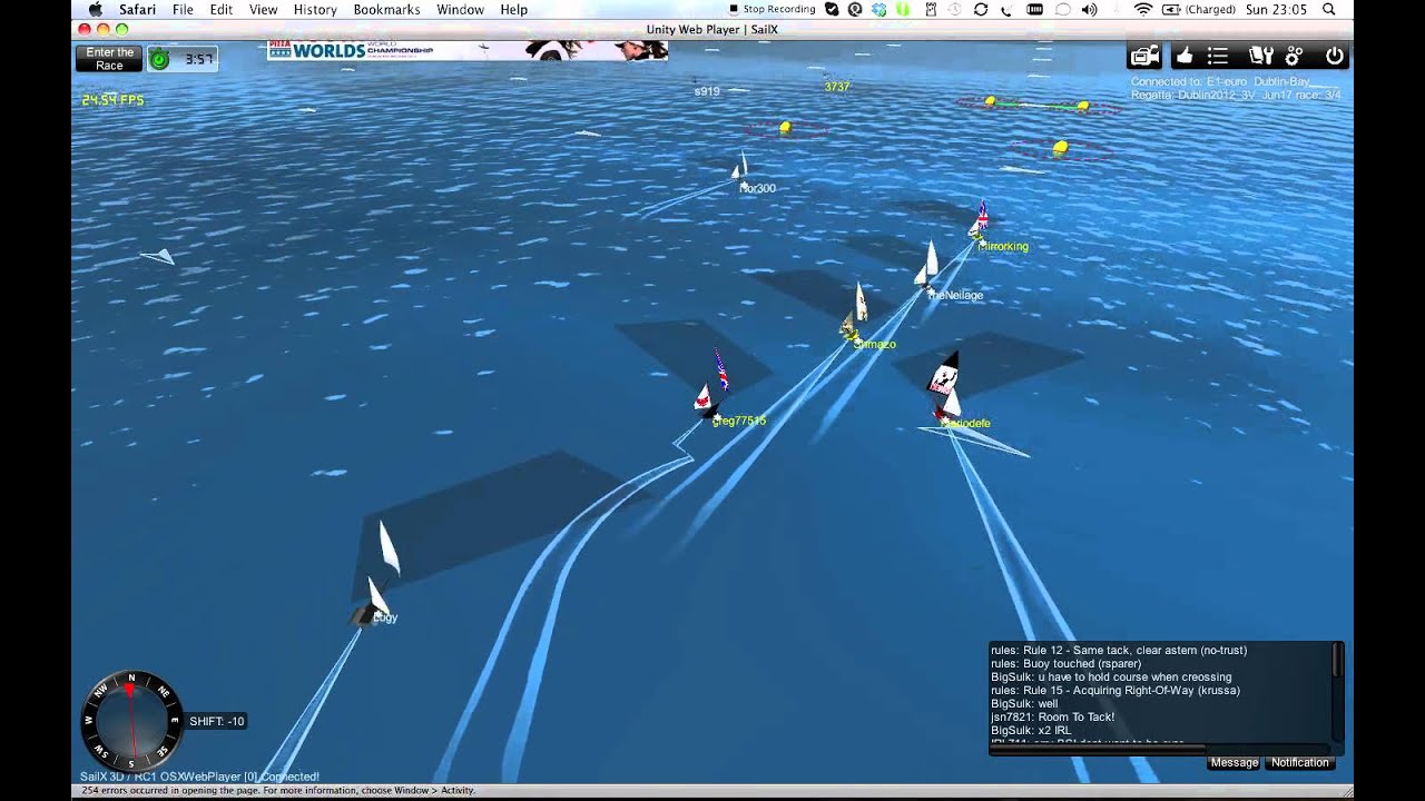 Race 3:4 17th June 2130 GMT Regatta Virtual ISAF Youth Worlds - YouTube