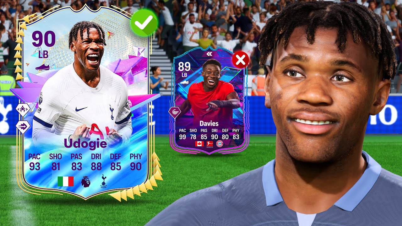 90 Future Stars Evolution Udogie.. Is actually BETTER than FLASHBACK ...