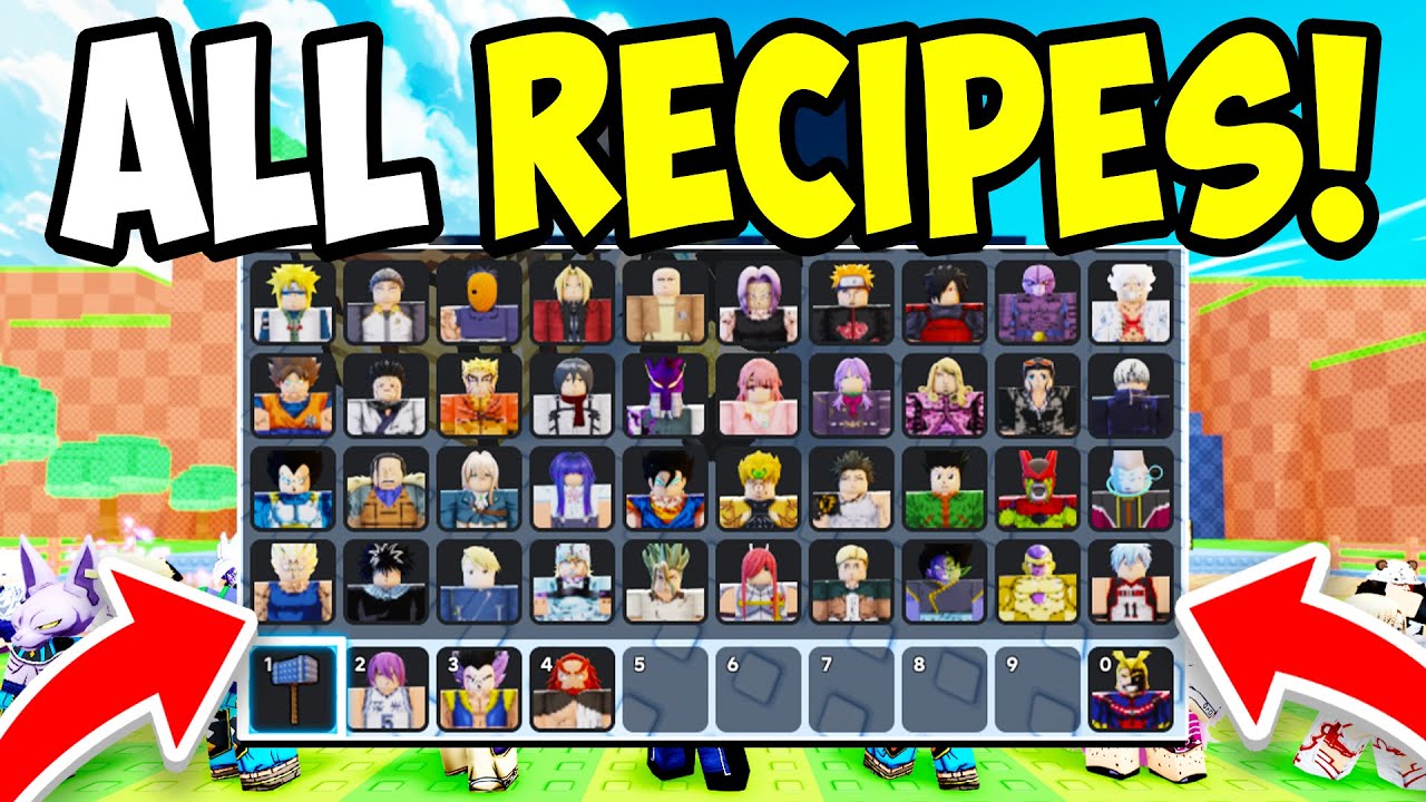 HOW TO CRAFT ALL RECIPES IN CRAFT ANIME! (FULL GUIDE) Roblox - YouTube