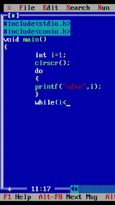 How to print 1 to 10 using do while loop in C language #shortsfeed #shortvideo #shorts - YouTube