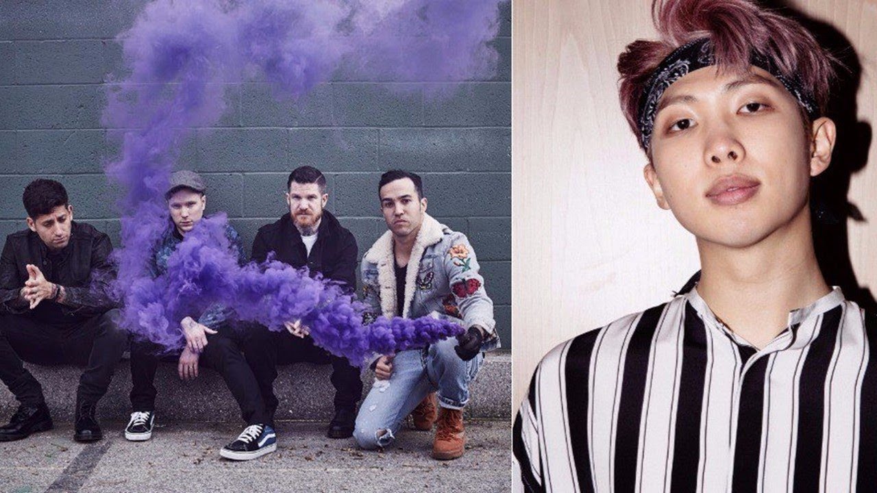 BTS’ RM Soups Up FALL OUT BOY’S ‘CHAMPION’ In GRITTY REMIX - YouTube