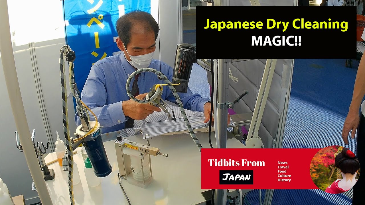 Japanese Dry Cleaning MAGIC #shorts - YouTube