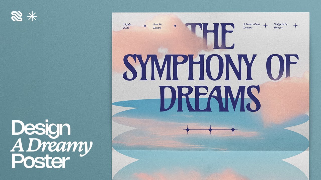 Designing a DREAMY Poster | Photoshop & Illustrator - YouTube