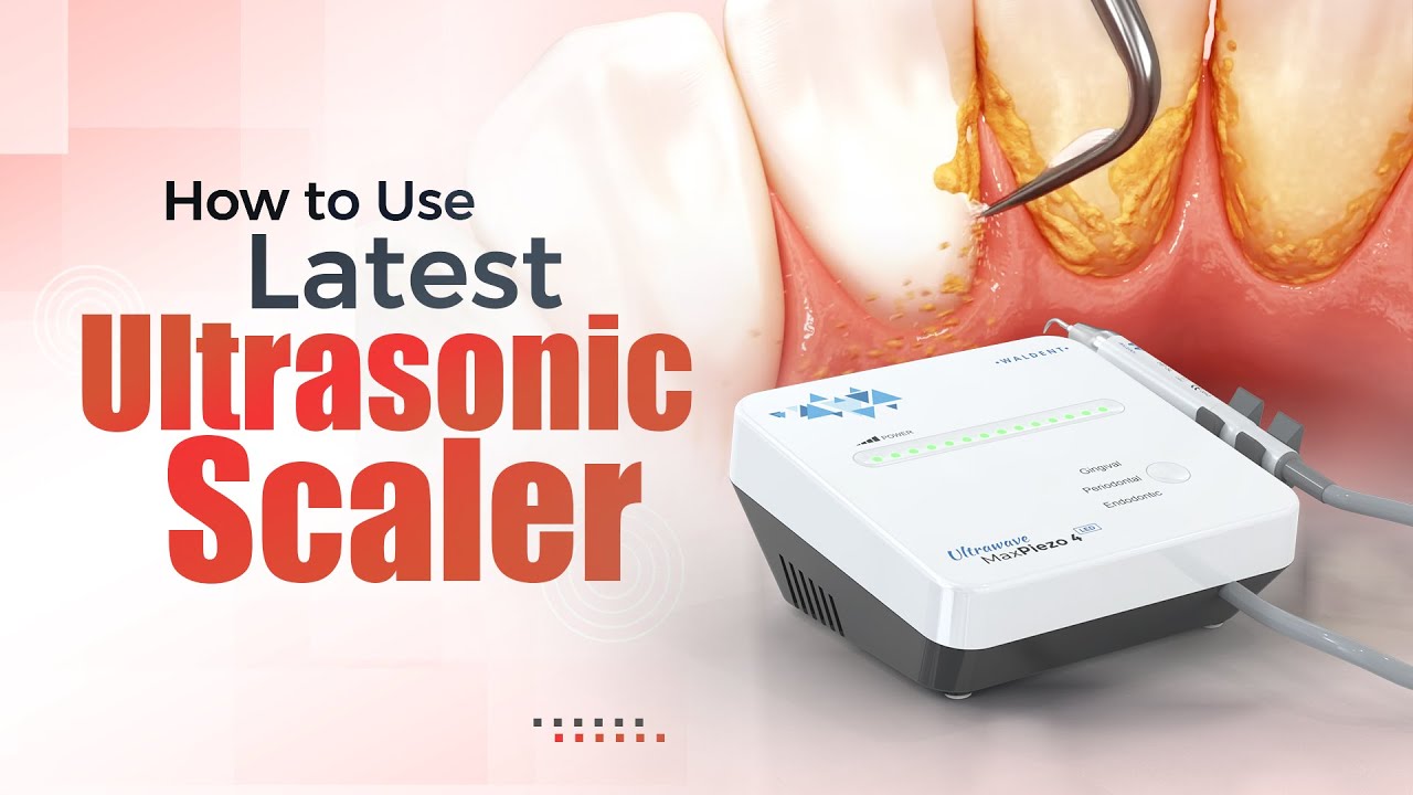 How to Use Waldent latest Dental Ultrasonic Scaler | Step-by-Step ...