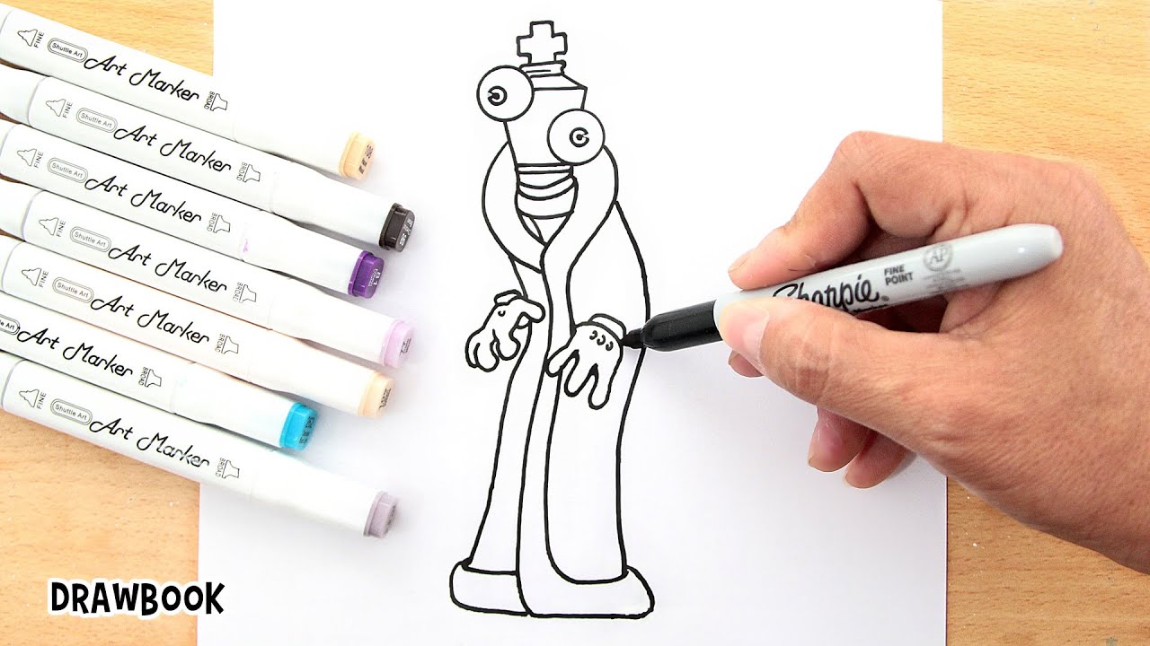 Drawing KINGER, the king chess piece from The Amazing Digital Circus ...