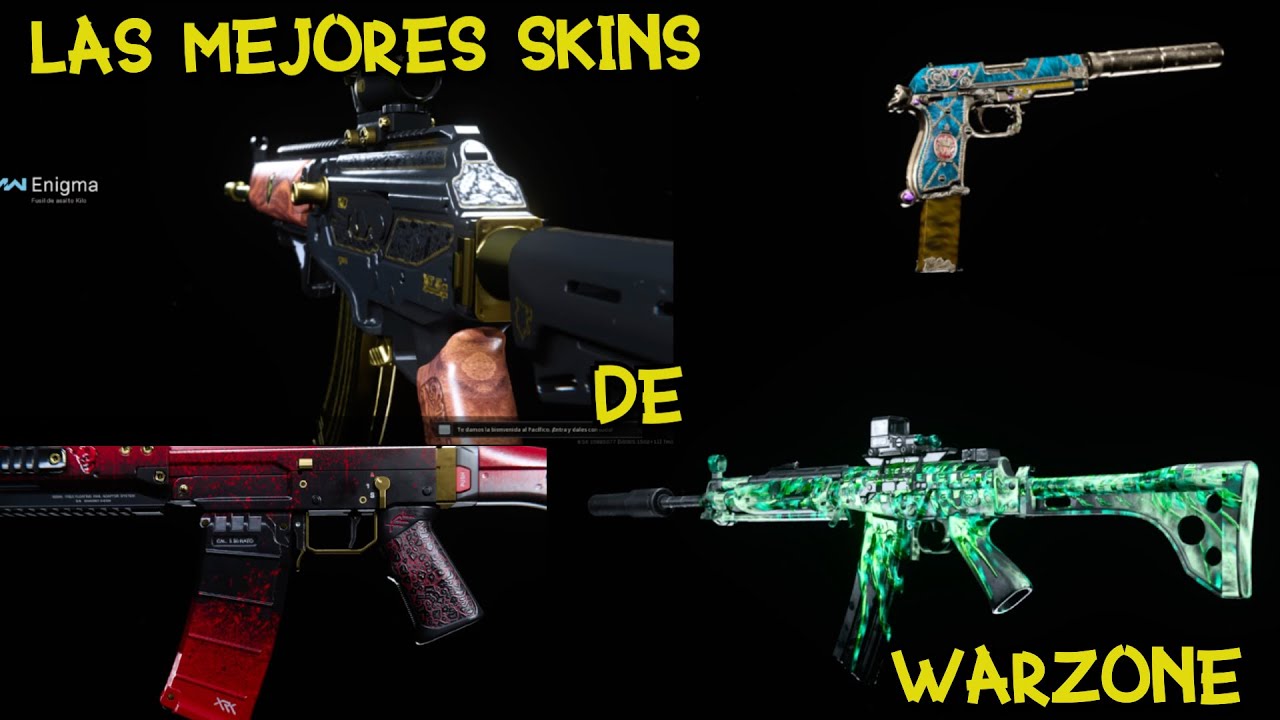 LAS MEJORES SKINS DE WARZONE - YouTube