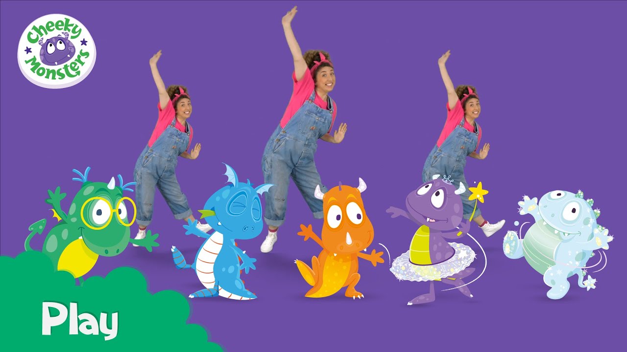 Cheeky Monster Dance Party | Dance- A -Long Party | Children's Dance ...