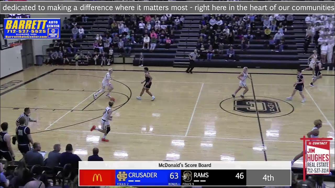 Glenwood vs Bishop Heelan - 3A - 1 Second Round Boys Basketball - YouTube