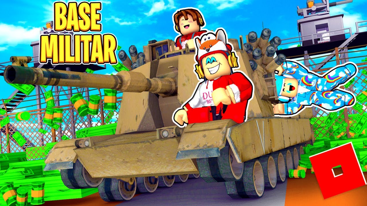 Roblox - DINHEIRO EM DOBRO NA BASE MILITAR DO EXÉRCITO😃 - YouTube