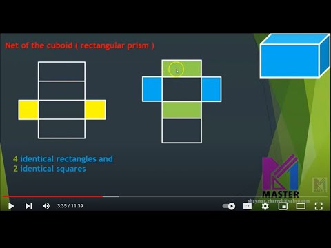 The net shape of the cuboid | Year 6 Checkpoint - YouTube