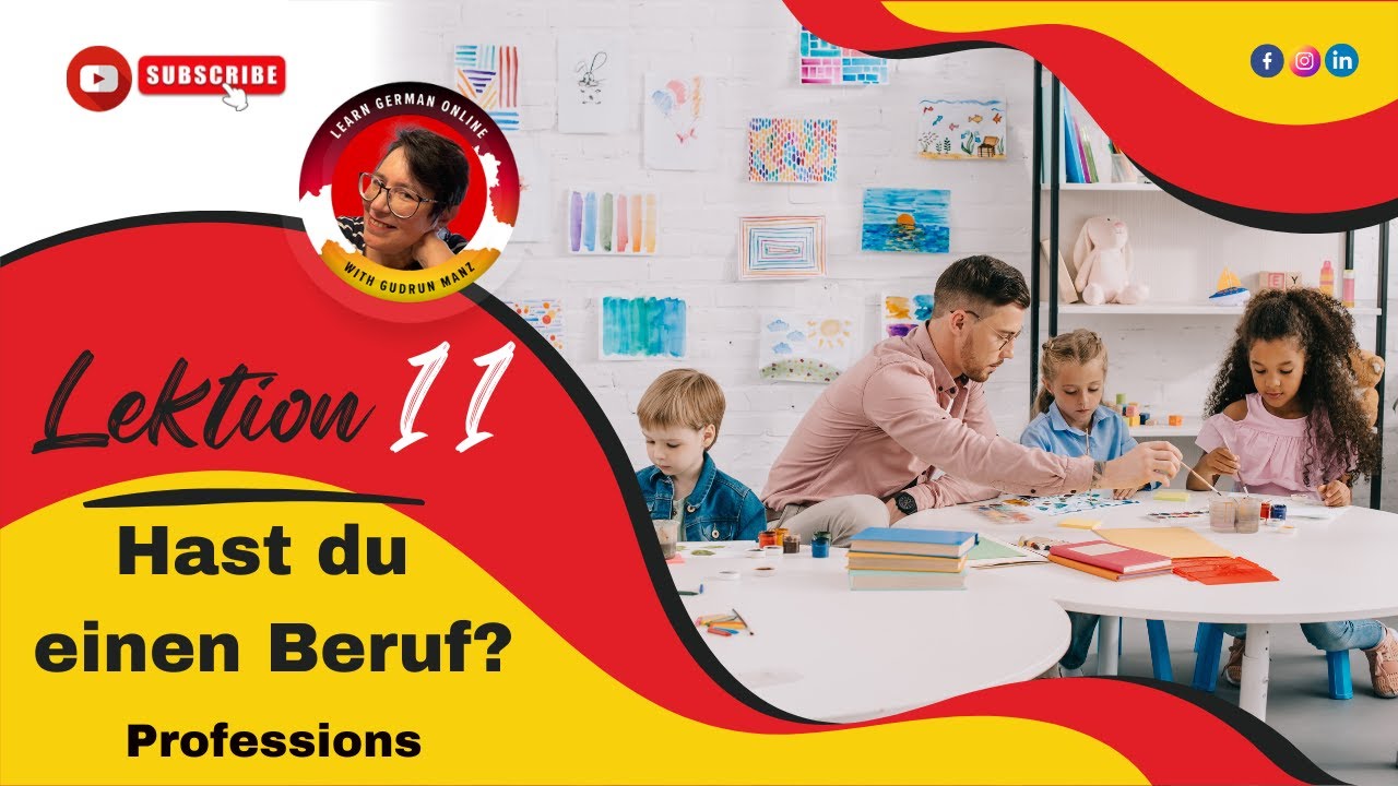 Lesson 11 Learn German Professions - YouTube