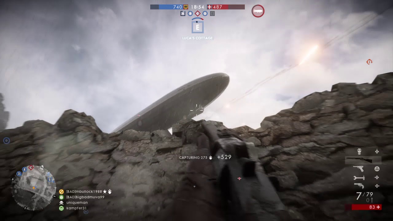 Battlefield™ 1 shot the airship pilot - YouTube