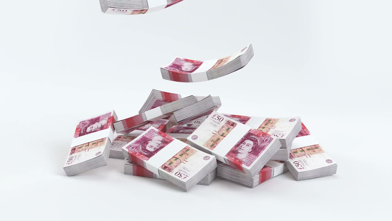 Free Pound Currency Money Free Stock Footage Money Raining Falling ...