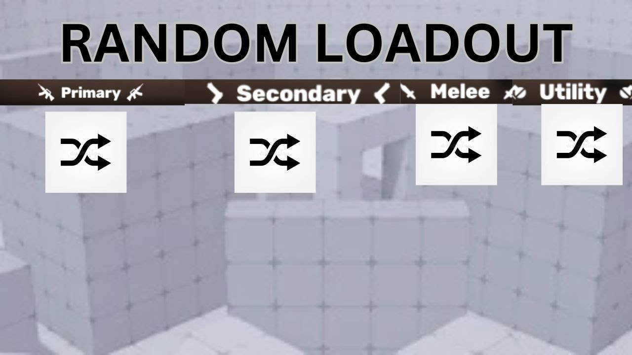 The RANDOM LOADOUT CHALLENGE in Roblox Rivals! - YouTube