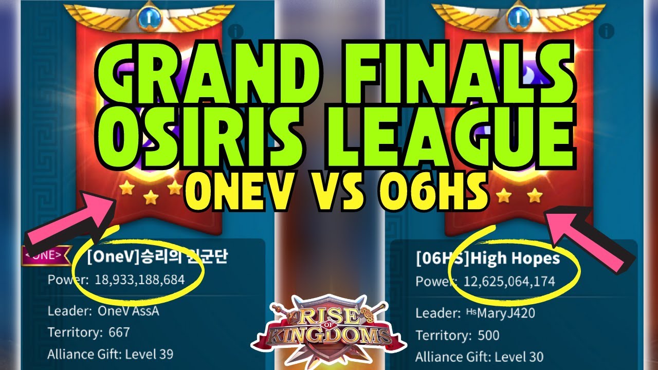 LIVE OneV vs 06HS GRAND FINALS OSIRIS LEAGUE | 1034 vs 2206 | NOBAR ...