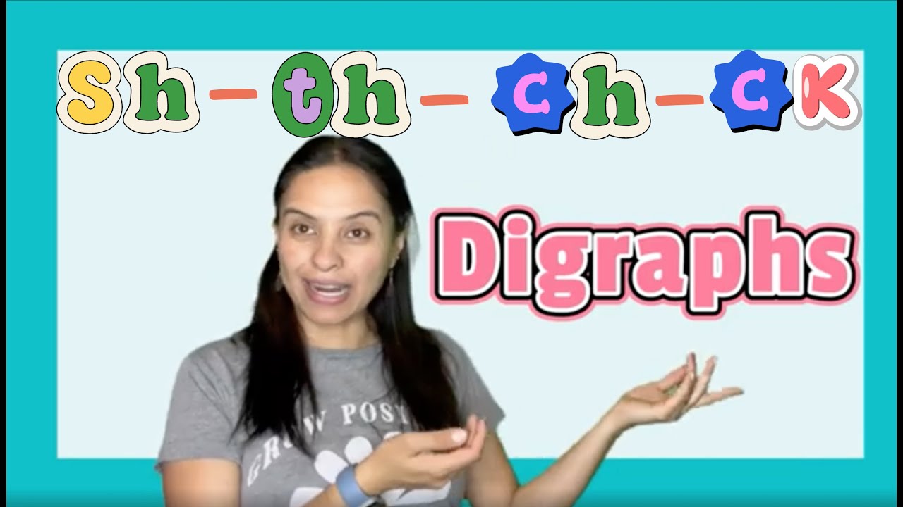 Digraphs sh, th, ch, ck | Phonics Video | Phonemic Awareness | TPR ...