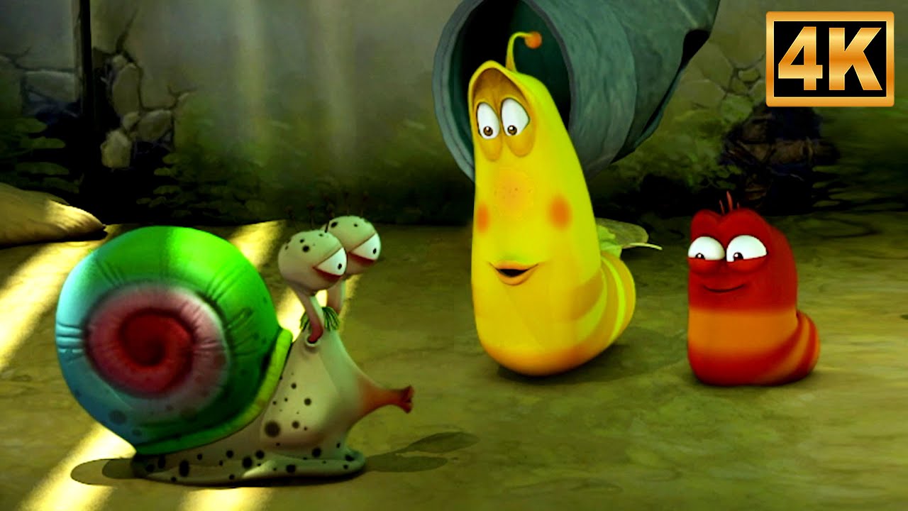 Larva & Snail | Funny Animated Cartoon Series for Babies 🐌 - YouTube