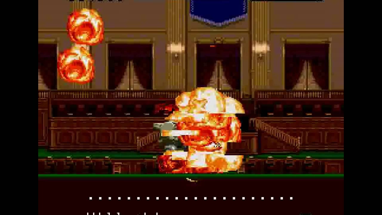 Cybernator (SNES) - Stage 7 + Ending (60 fps) - YouTube