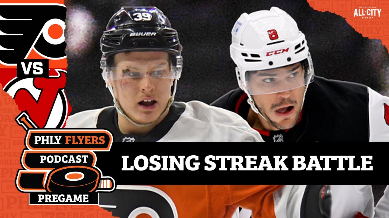 Flyers & Devils faceoff, each on 3-game losing streaks… THERE MUST BE A ...
