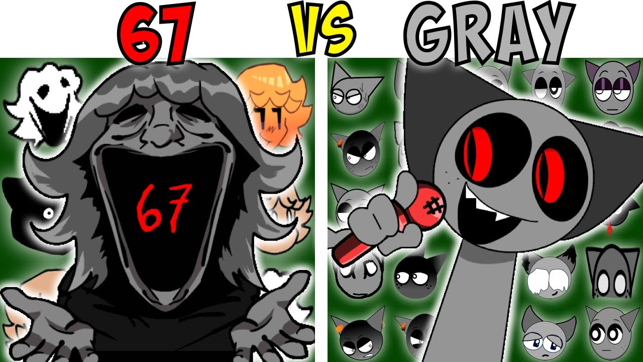 ALL 67 VS GRAY TEST | FNF Character Test | Gameplay VS Playground - YouTube