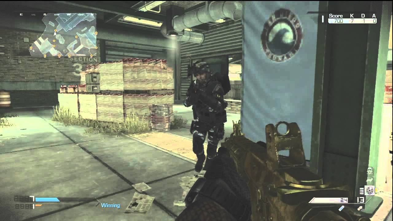 COD Ghosts Remington R5 Assault Rifle GOLD Camo Gameplay Review Xbox ...