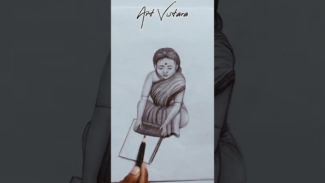 How To Draw Hand Grinder Stone|| Pencil drawing|| #artvistara # ...