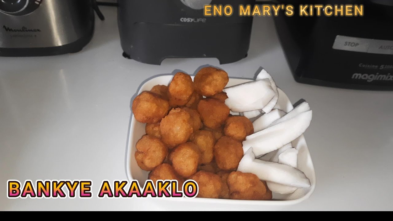 Deliciously Crunchy: How to Make Bankye Akaaklo at Home - YouTube